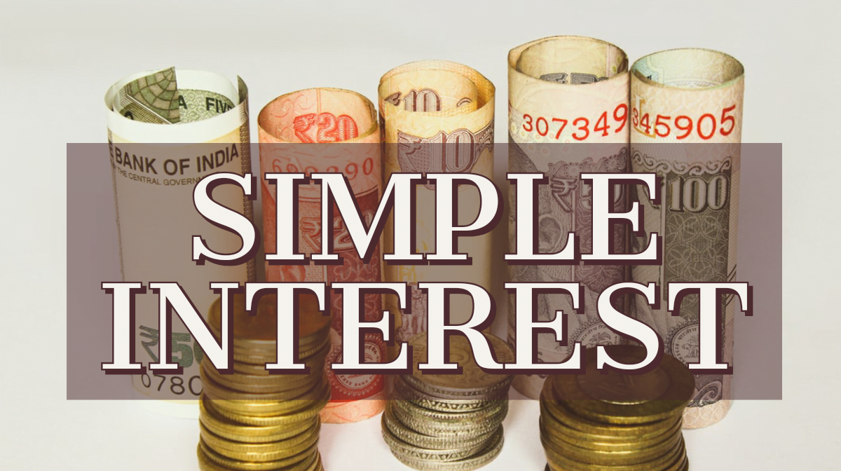 Introduction To Simple Interest Formula And Examples For Class 10 WBBSE 